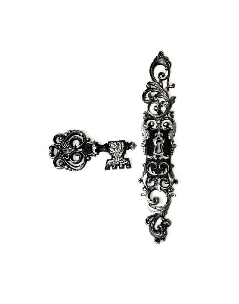 Victorian Goth Wall Decor | Lock and Key Plaques - Etsy