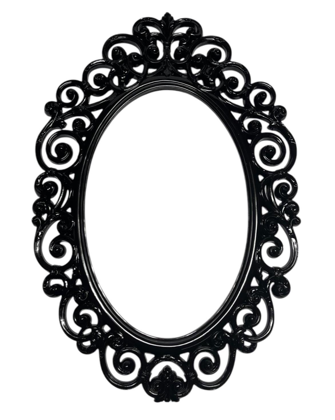 Gothic Wall Mirror | Ornate Black Vanity Mirror | Victorian Gothic Home ...