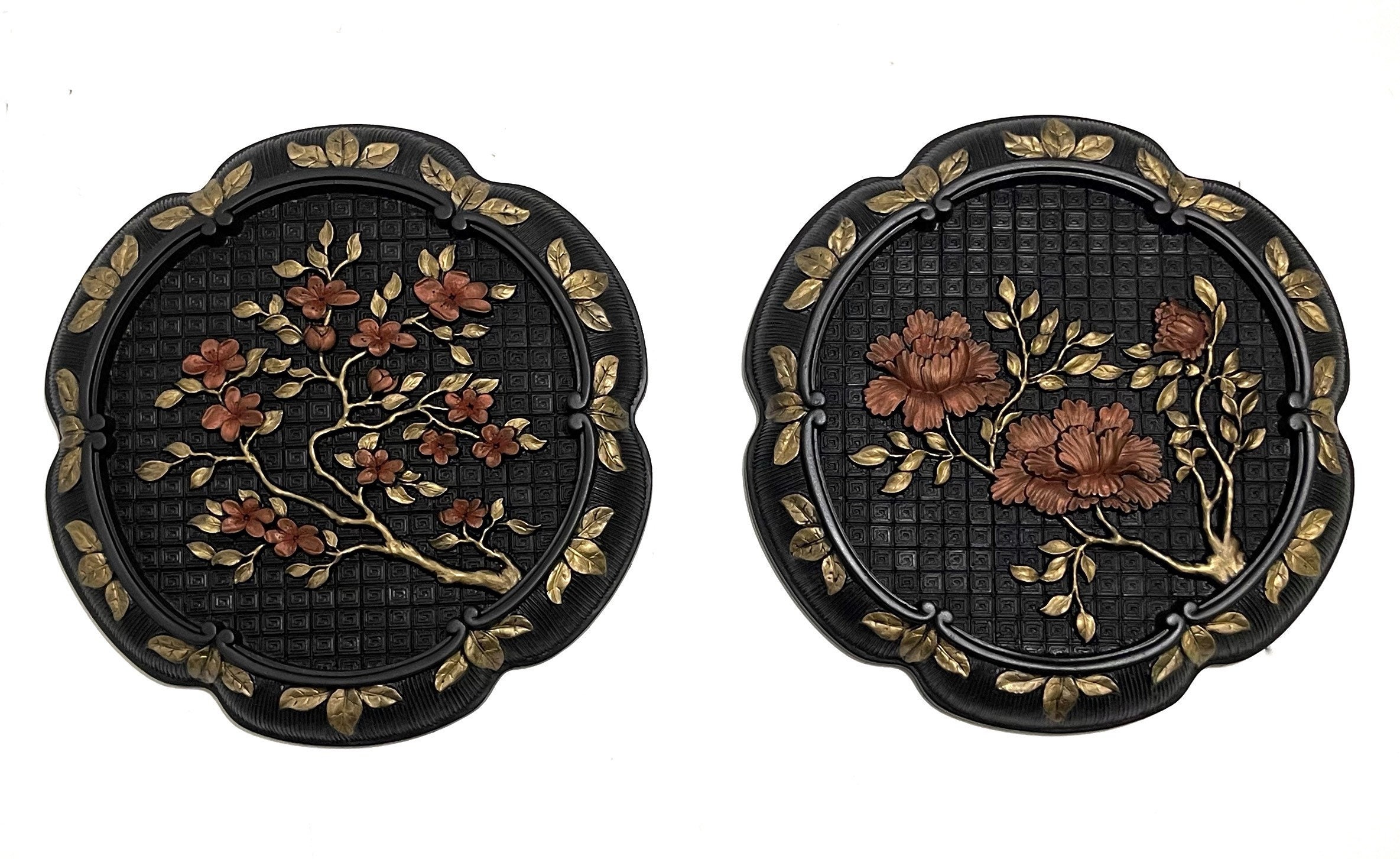 Victorian Goth Decor Vintage Wall Plaque Black Wall Art - Etsy