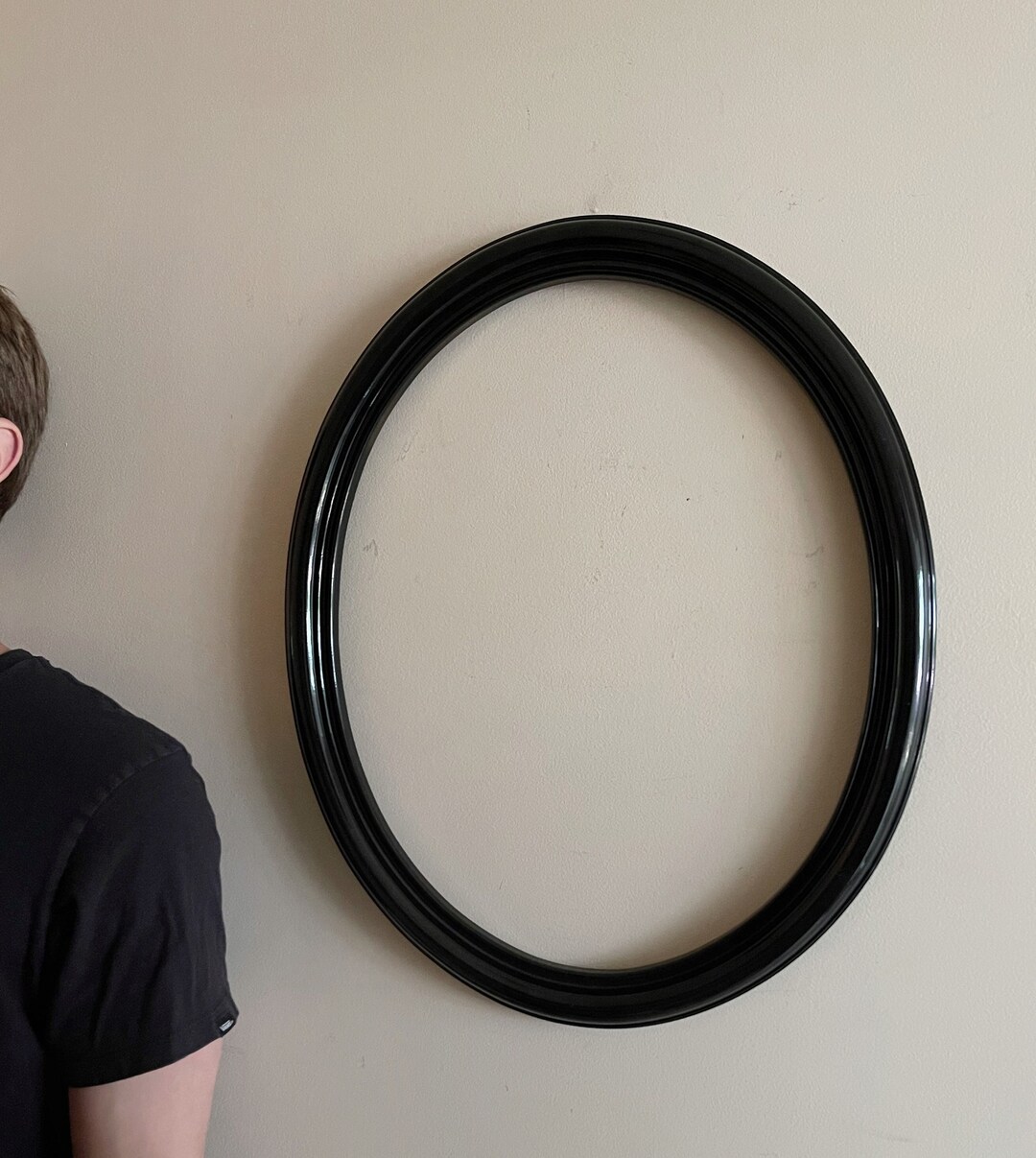 Large Black Picture Frame, Gallery Wall Frame, Vintage Frame, Ornate ...