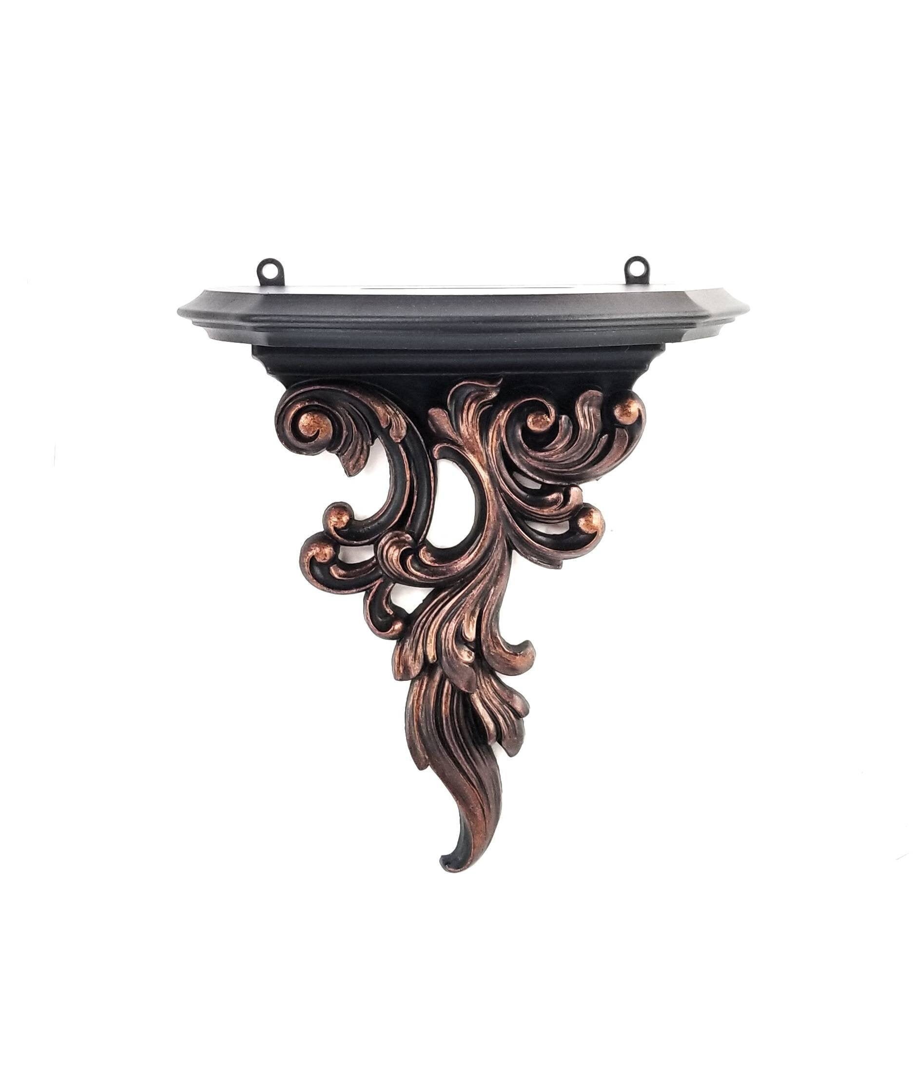 Gothic Shelf Goth Home Decor Vintage Wall Shelf Black - Etsy