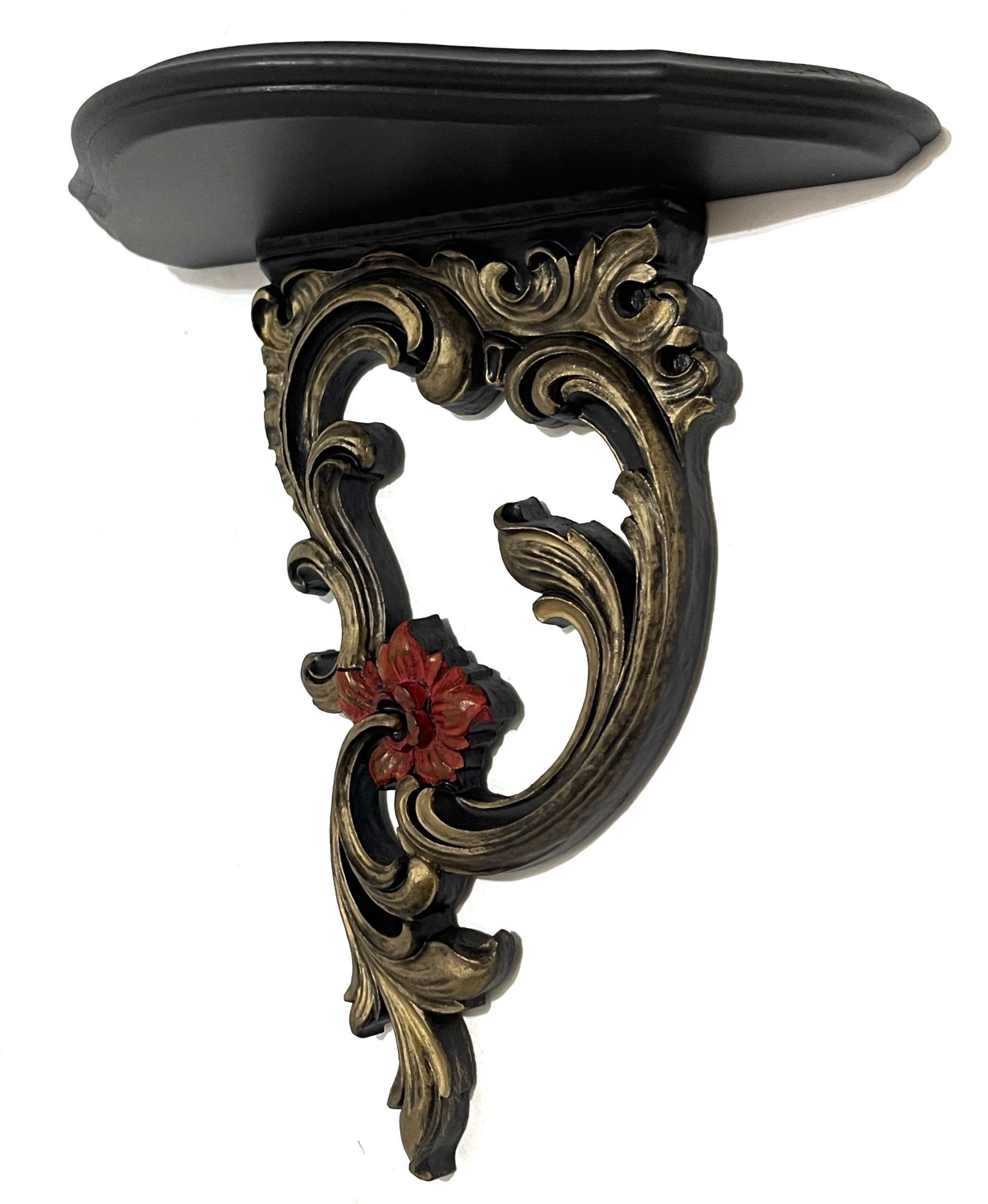 Gothic Shelves Goth Home Decor Black Wall Shelves Black - Etsy