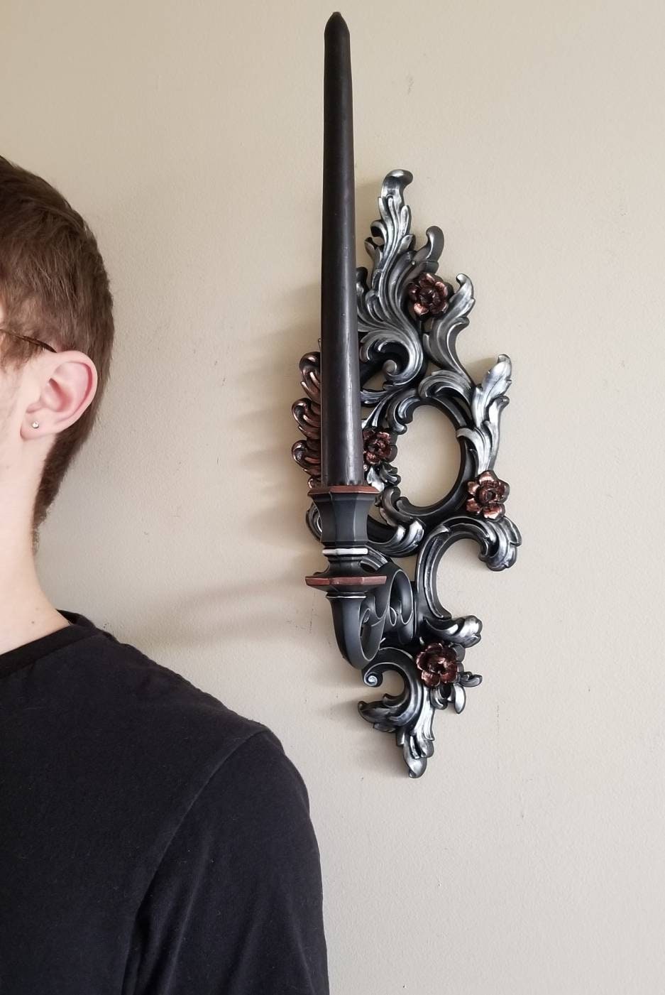 Gothic Victorian Candlesticks Gothic Home Decor Bedroom Goth - Etsy