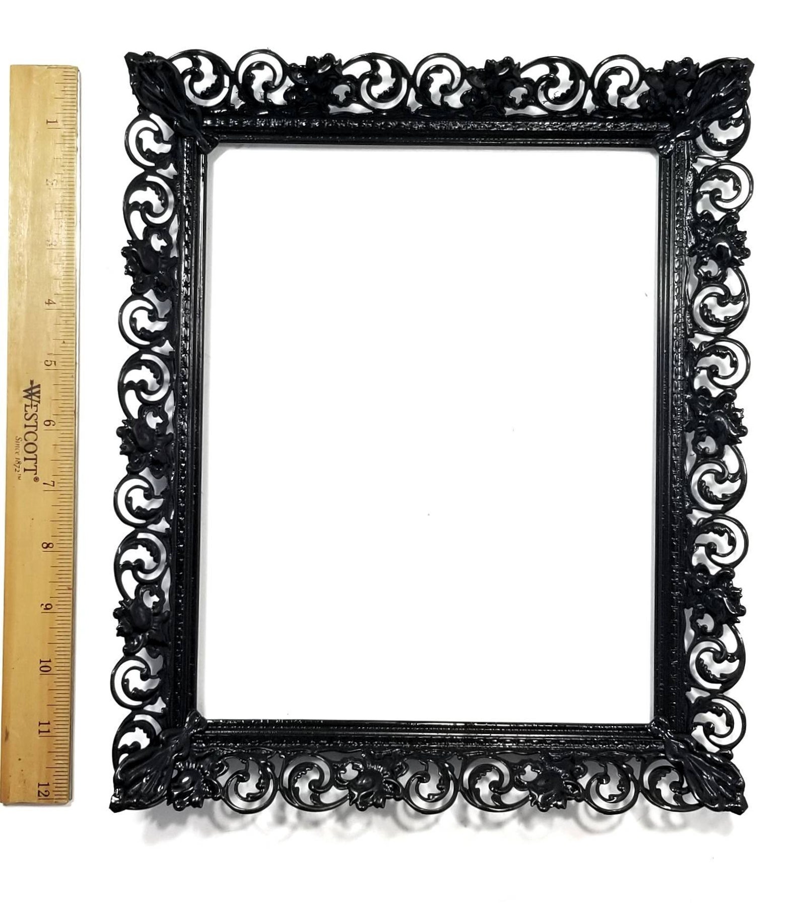 Black Picture Frame Set, Gallery Wall Frame Set, Gothic Frames, Goth ...
