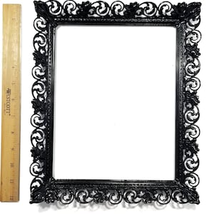 Black Picture Frame Set, Gallery Wall Frame Set, Gothic Frames, Goth ...
