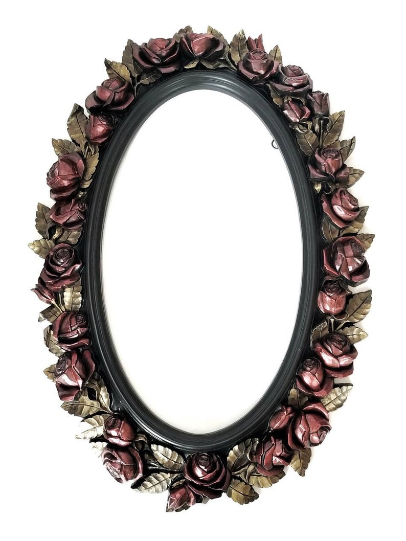 Dark Cottagecore Mirror Rose Garden Princess Mirror Large - Etsy