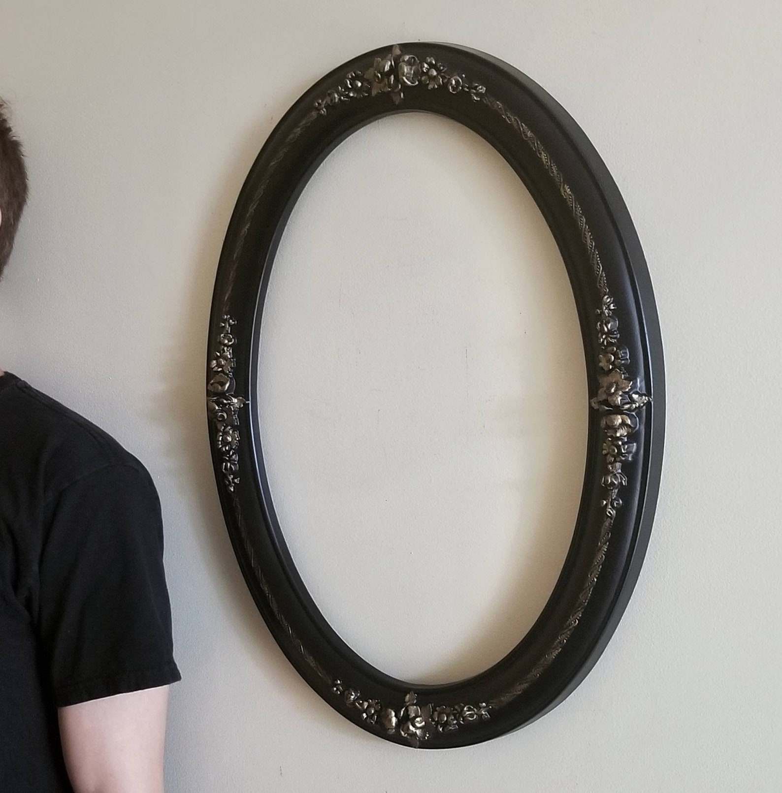 Large Black Picture Frame Gallery Wall Frame Vintage Frame | Etsy