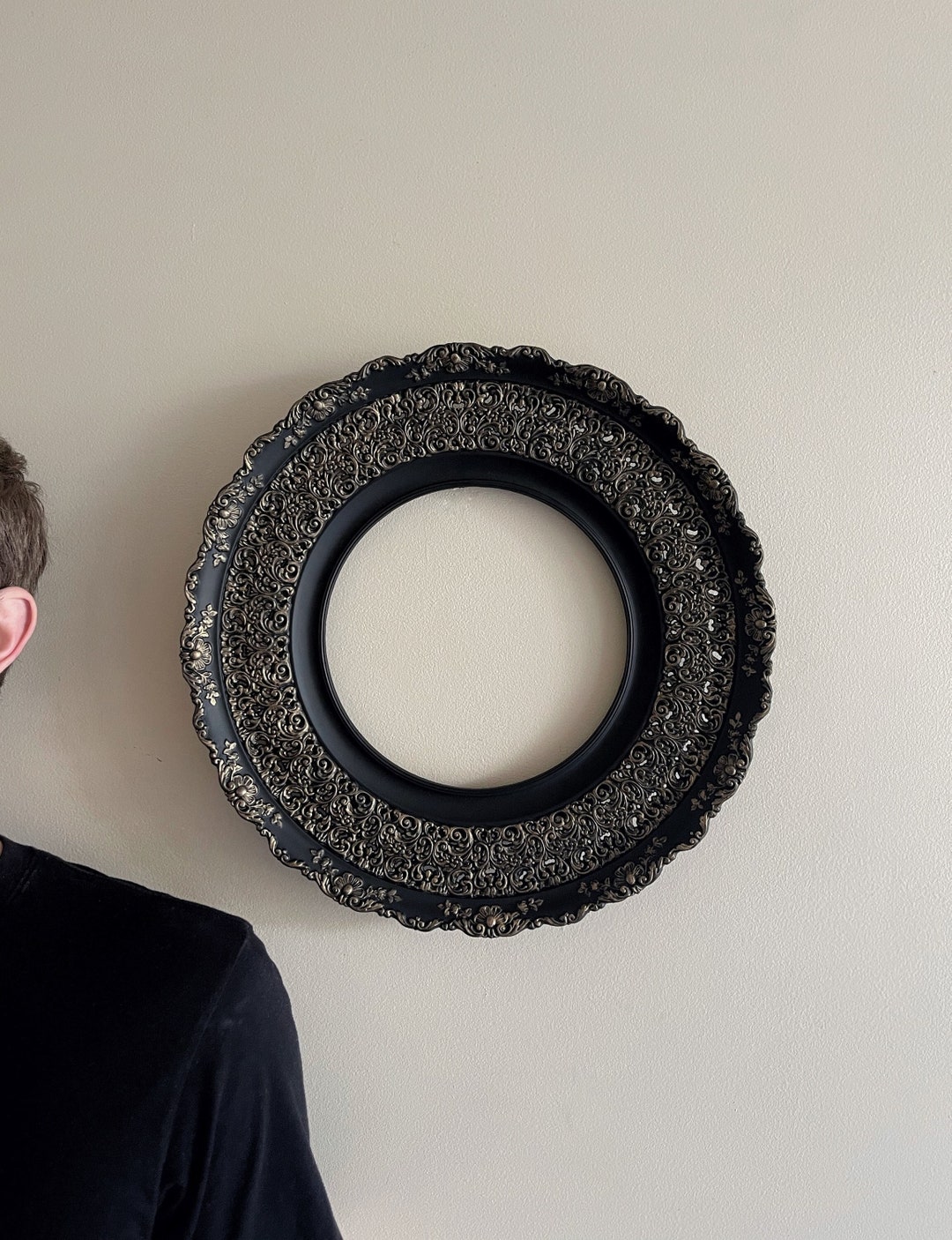 Black Picture Frame, Large Picture Frame, Black Mirror, Gallery Wall ...