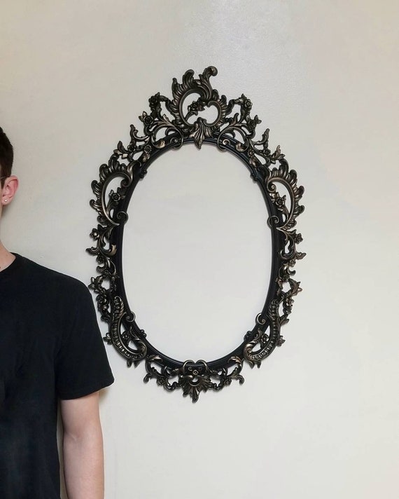 Enchanted Forest Mirror Snow White Mirror Large Black - Etsy UK