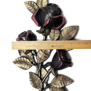 Victorian Goth Decor, Vintage Wall Plaques, Rose Wall Art, Gothic Home ...