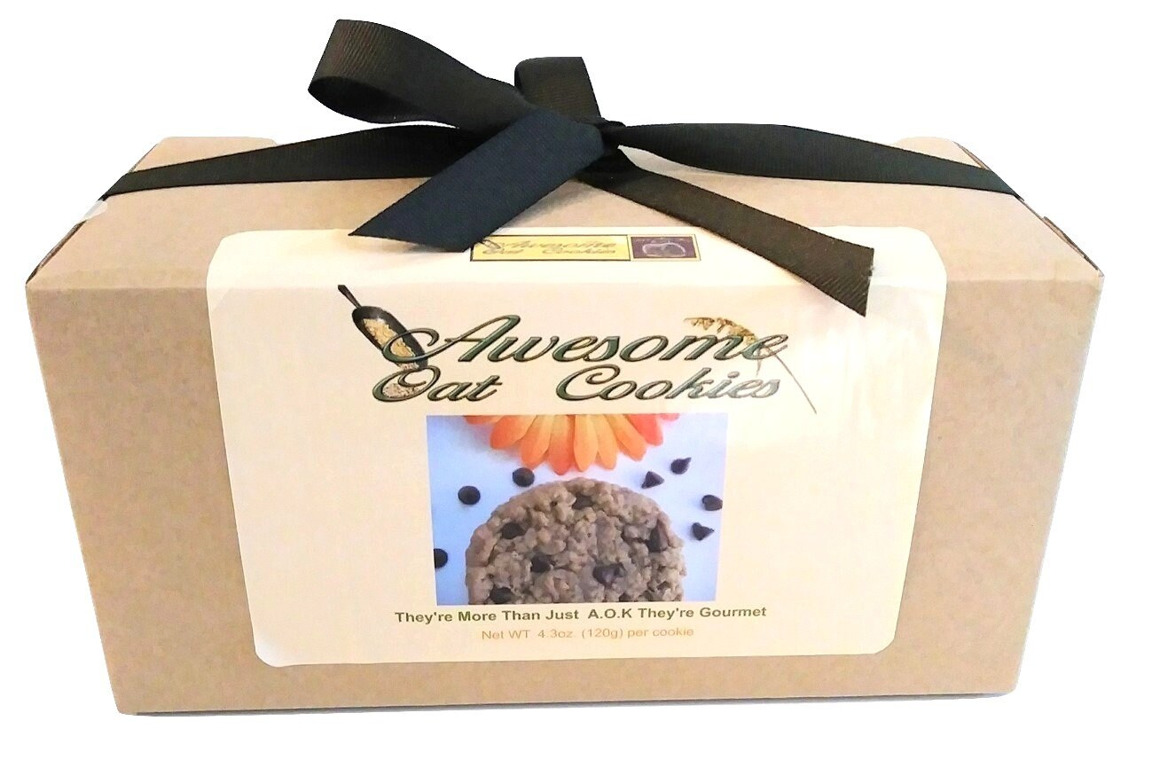 Gift Box, 12 LG Size Cranberry White Chocolate Chip Oatmeal, Awesome ...