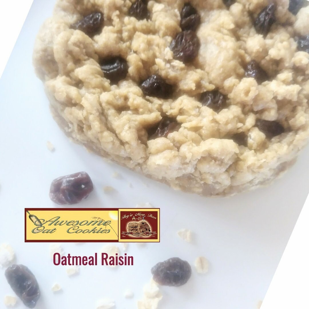 Gift Box, 12 Large, Exceptional Traditional Raisin Oatmeal Cookies ...