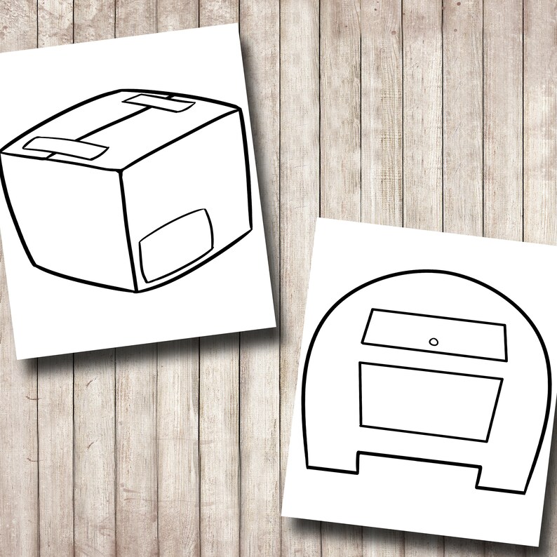 Mail Coloring Pages, Post Office Coloring Pages, Letters to Santa, Love ...