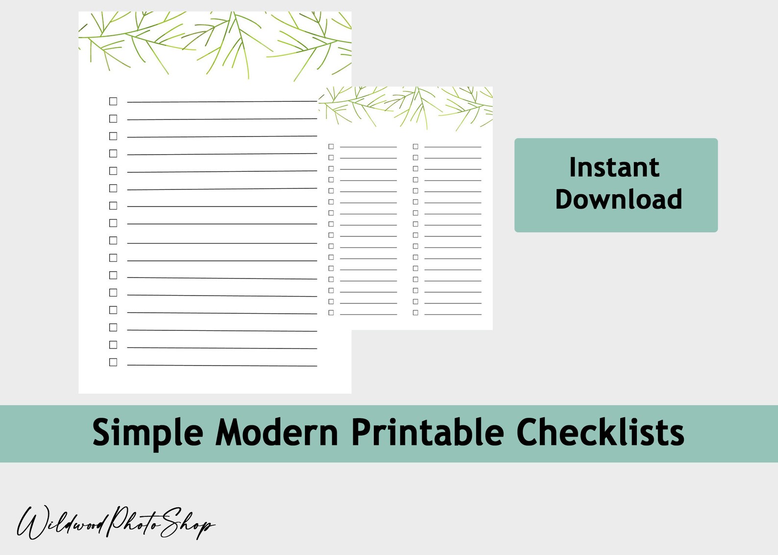 Simple Printable Checklist Printable Checklist Simple - Etsy