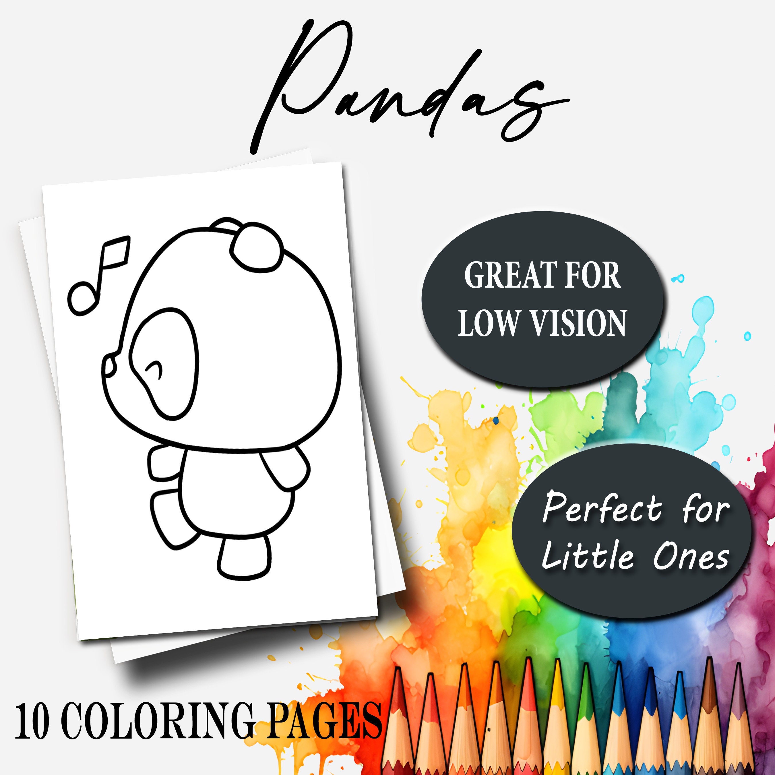 Panda Bear Coloring Pages, Panda Bears, Coloring Pages for Kids ...
