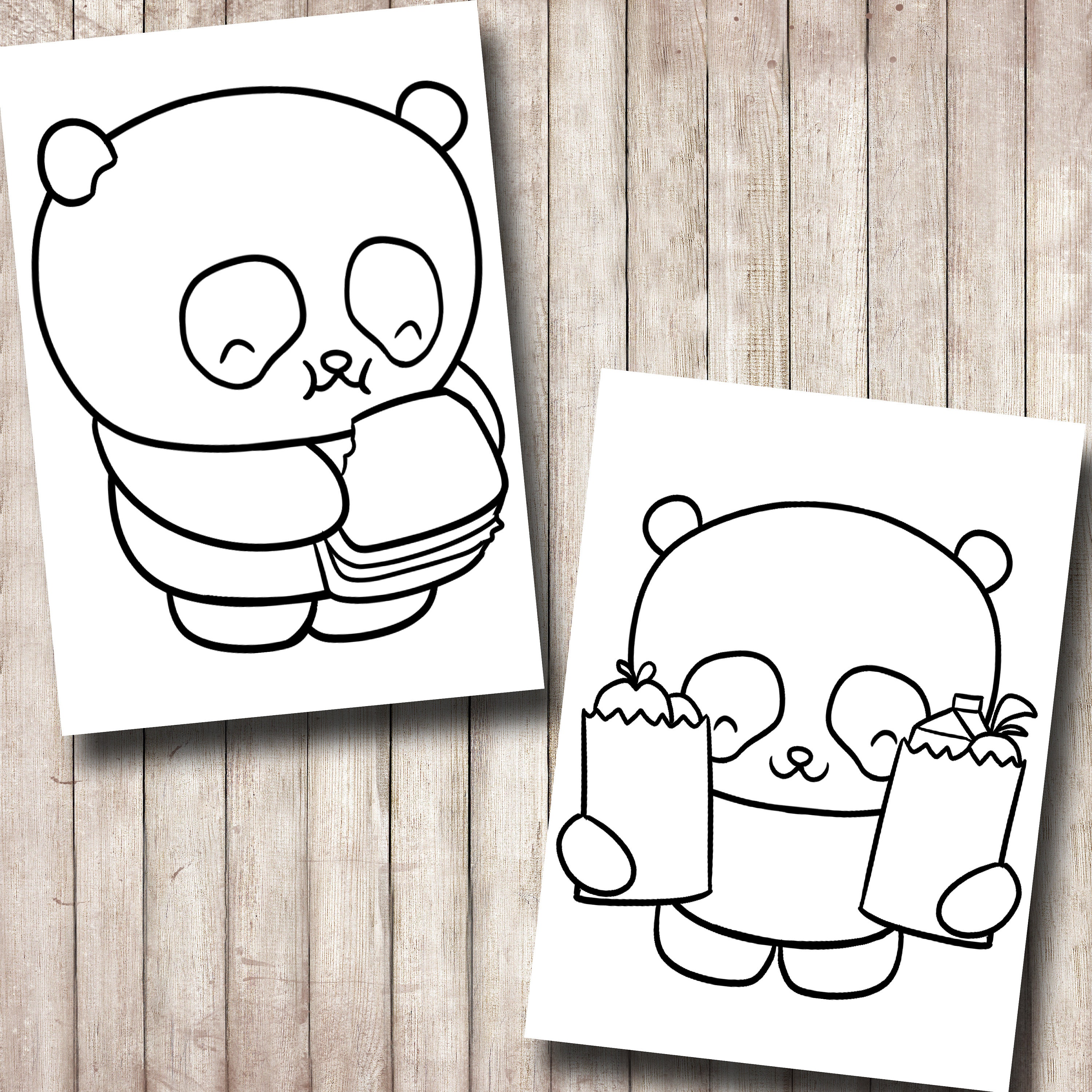 Panda Bear Coloring Pages, Panda Bears, Coloring Pages for Kids ...