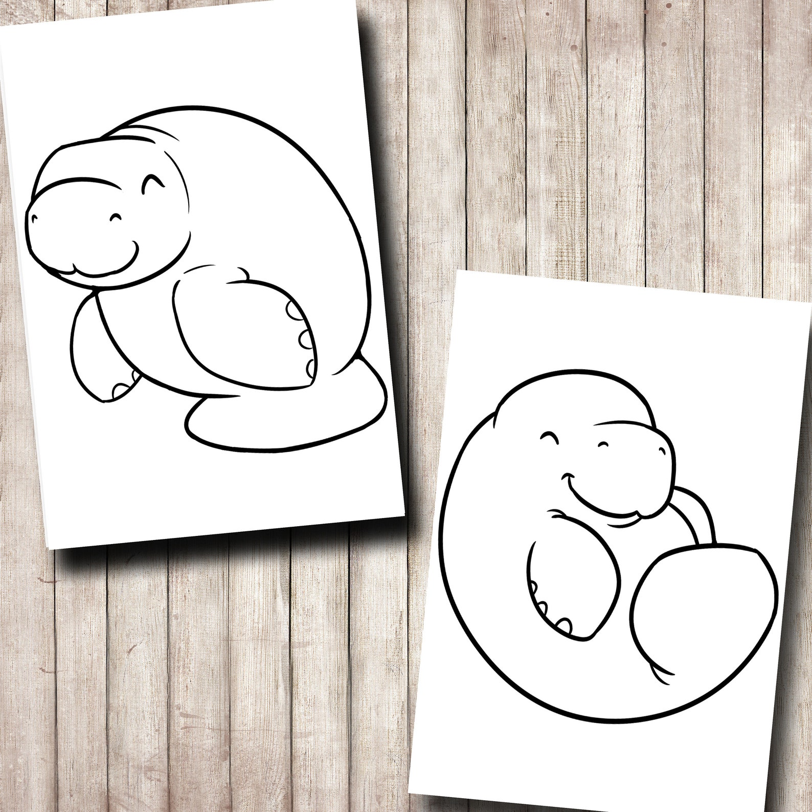 Manatee Coloring Pages, Coloring Pages for Kids, Learning Coloring ...