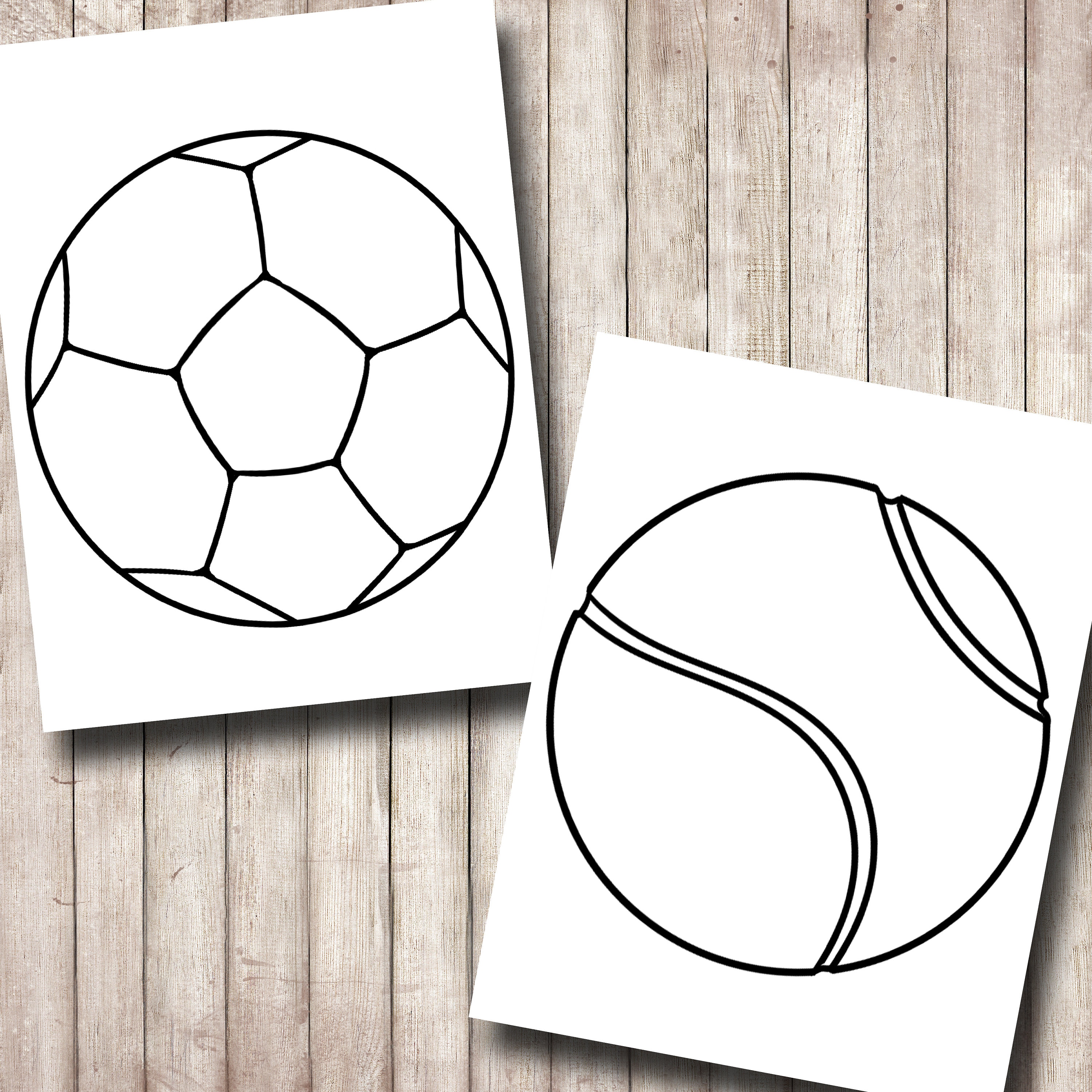Sports Coloring Pages for Kids: 8 Printable Designs (PDF) - Etsy