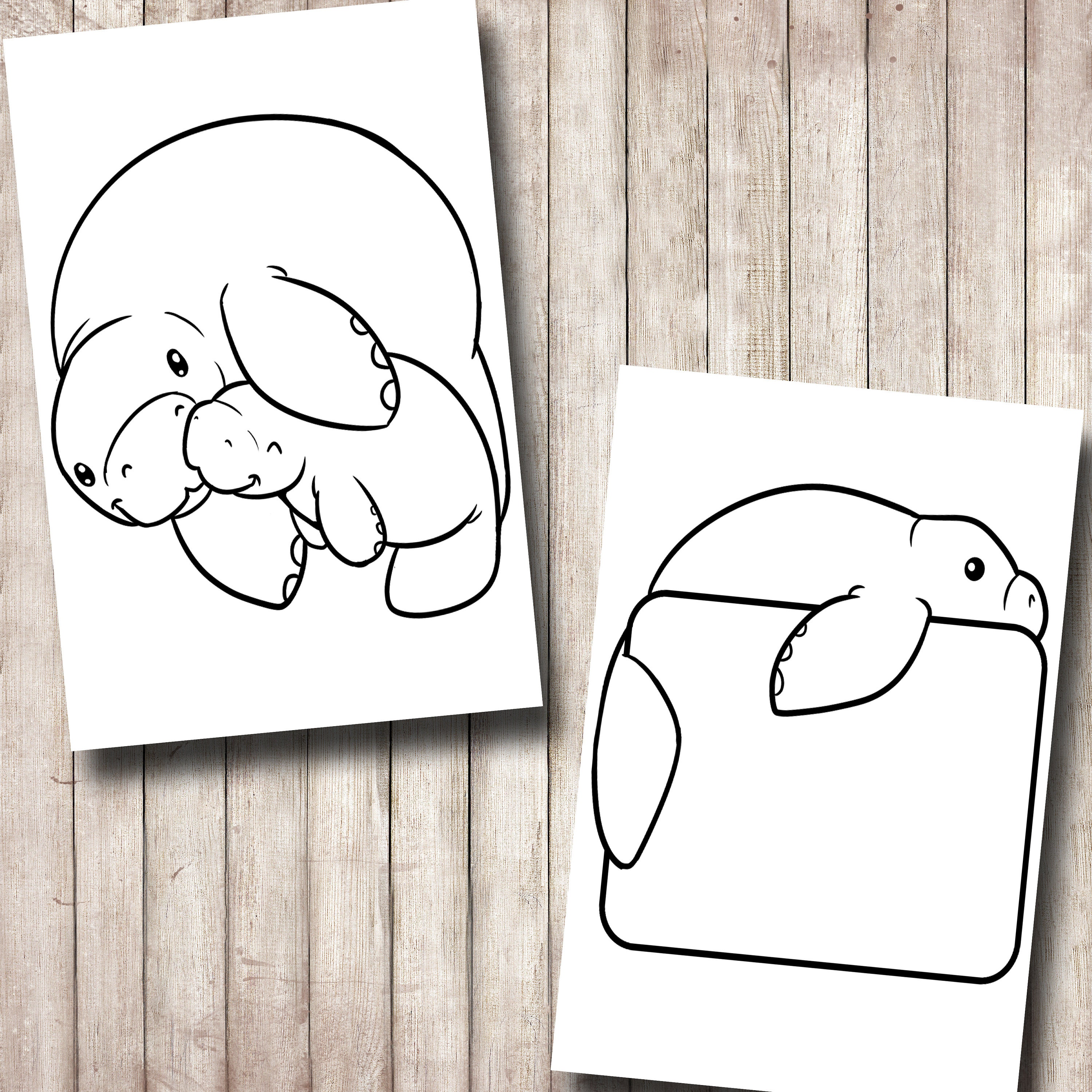 Manatee Coloring Pages, Coloring Pages for Kids, Learning Coloring ...
