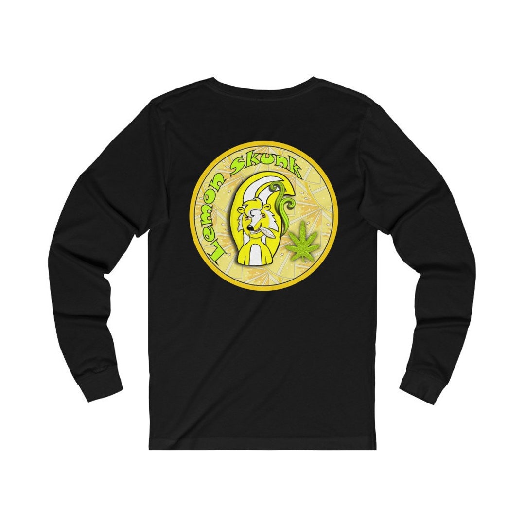 Lemon Skunk Cannabis Strain Unisex Jersey Long Sleeve Tee - Etsy