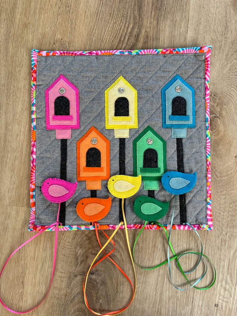 My Little Quiet Book - Month 1 - Little Birdies - Etsy