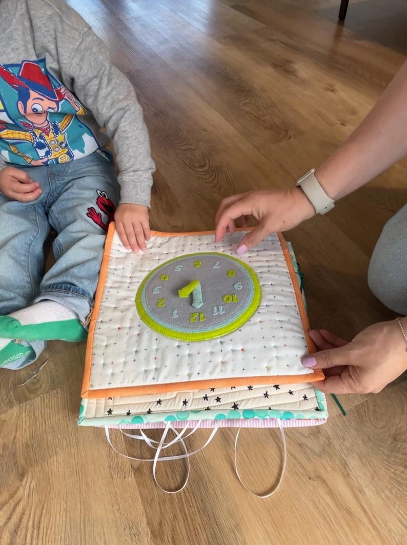 My Little Quiet Book - What's the Time? - Etsy