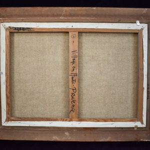 Original Vintage Post-impressionist Oil Painting Landscape of Haute ...