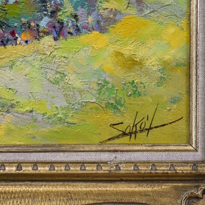 Original Vintage Post-impressionist Oil Painting Landscape of Haute Provence by Jacques Sokol - Etsy