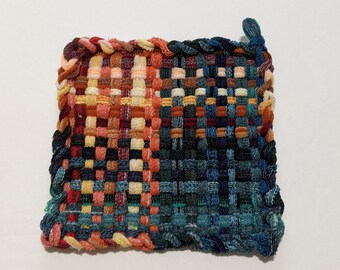 Handmade Loom Woven Potholder Trivet Hotpad Oven Mitts - Etsy