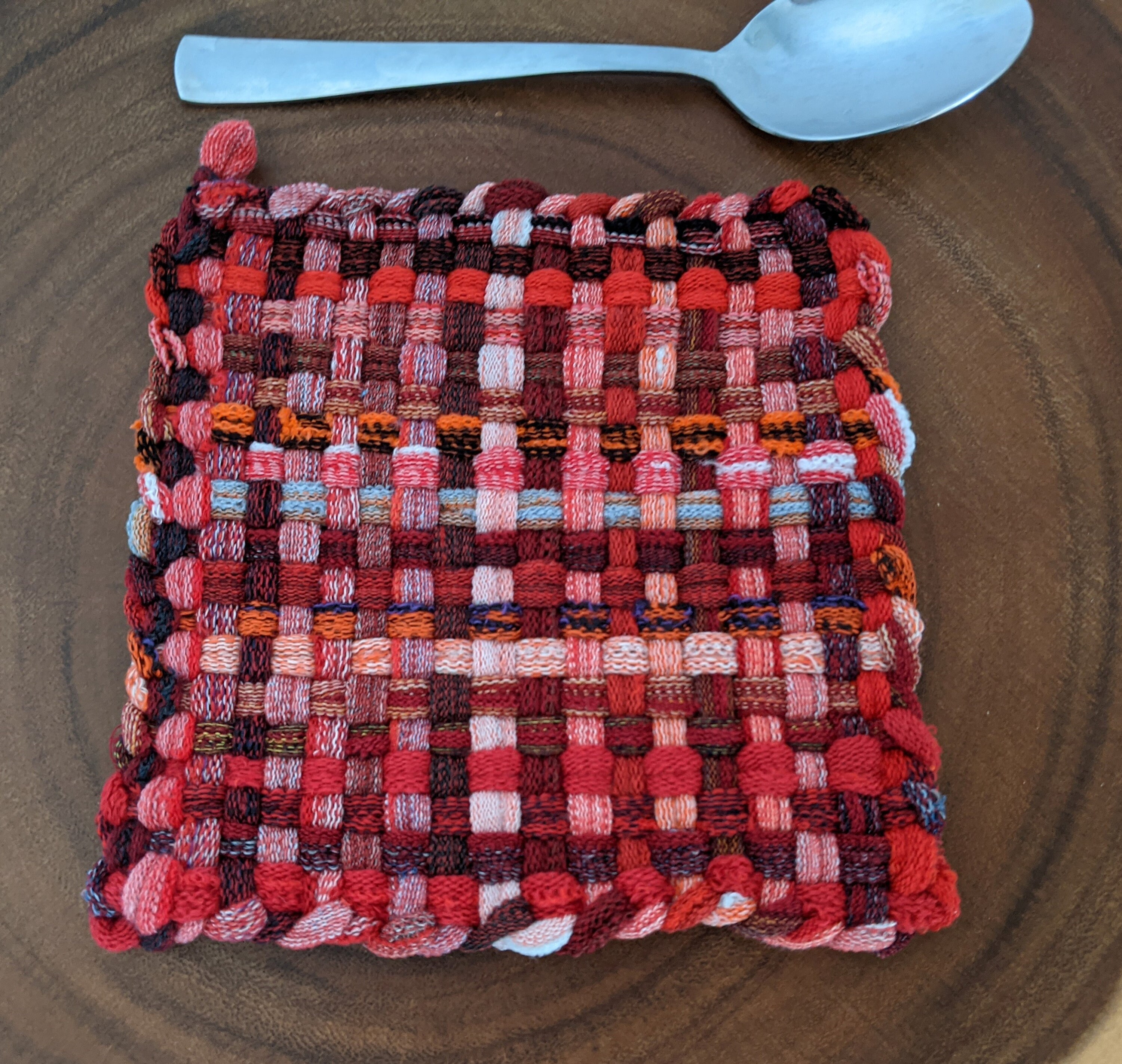Handmade Loom Woven Potholder Set, Trivet, Hotpad, Oven Mitts - Etsy