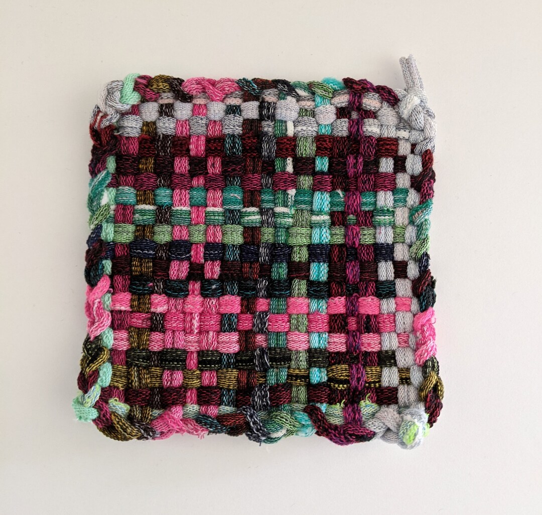 Handmade Loom Woven Potholder, Trivet, Hotpad, Oven Mitts 5x5 Inch - Etsy