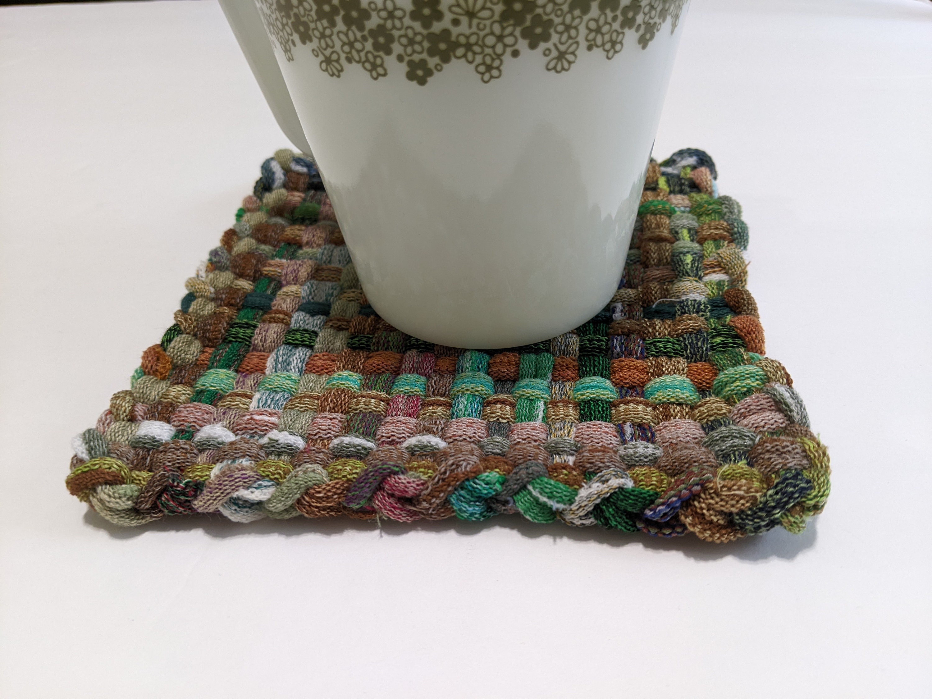 Handmade Loom Woven Potholder, Trivet, Hotpad, Oven Mitts - Etsy UK