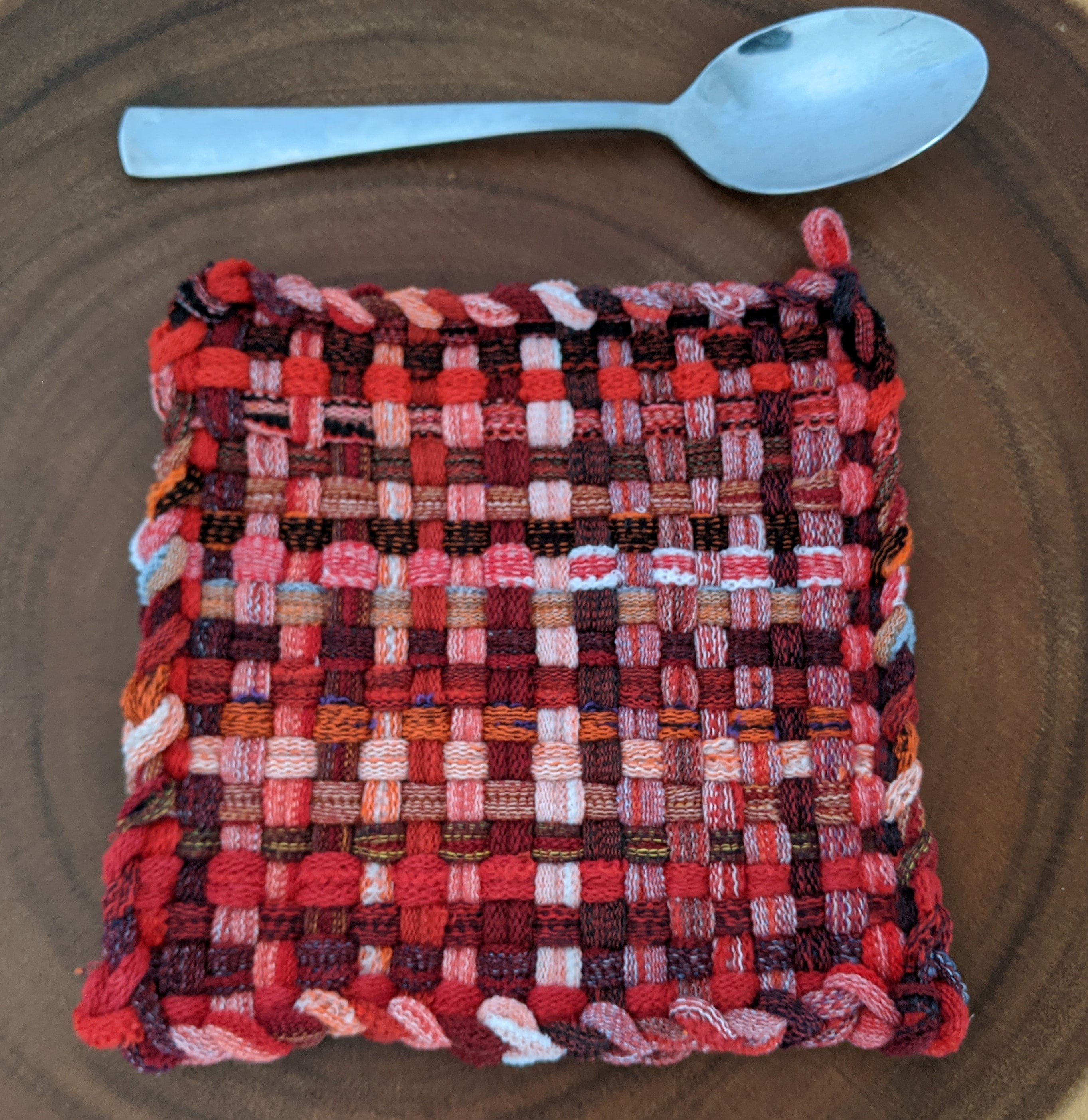 Handmade Loom Woven Potholder Set, Trivet, Hotpad, Oven Mitts - Etsy