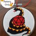 D20 Snake Embroidery PDF Pattern With Instructions - Etsy