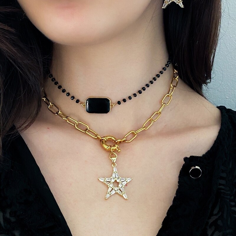 90s Necklace - Etsy