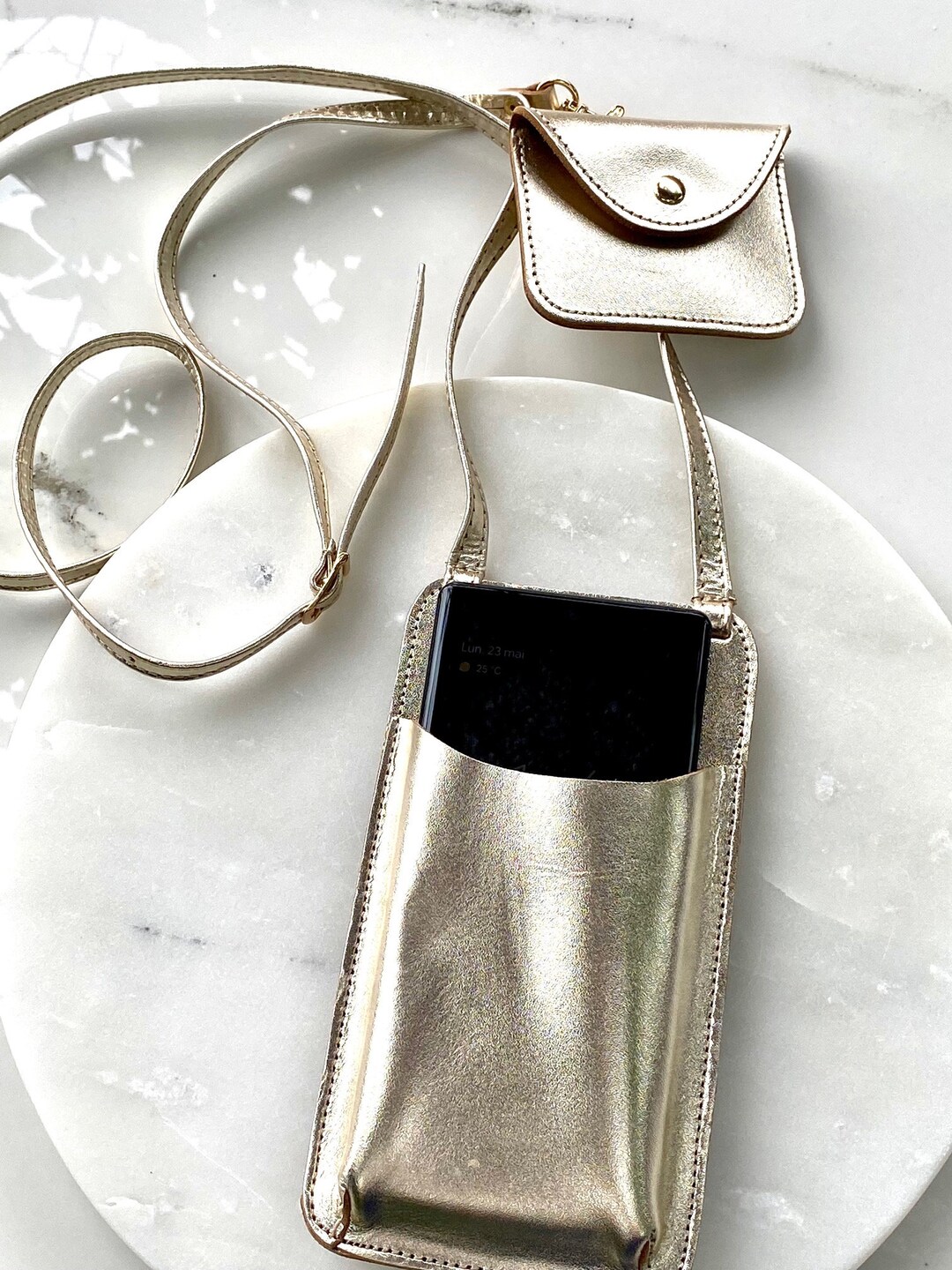 Mobile Phone Case Wallet, Air Pods Case, Leather Phone Crossbody Bag ...