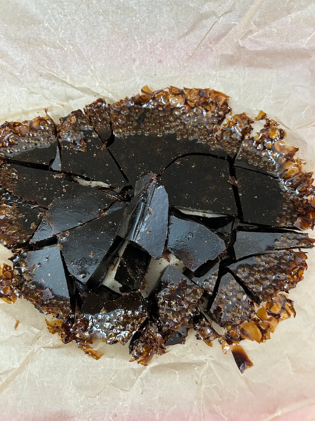 Homemade Hard Treacle Bonfire Toffee 500g 2 X 250g Bags - Etsy