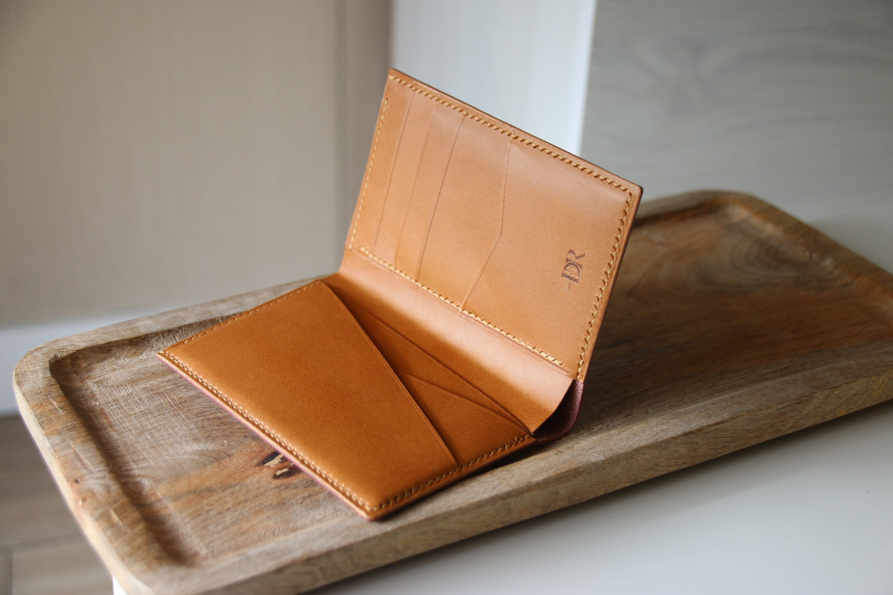 Luxury Leather Bifold Wallet, Thin Wallet, Bifold Leather Wallet, Gift ...