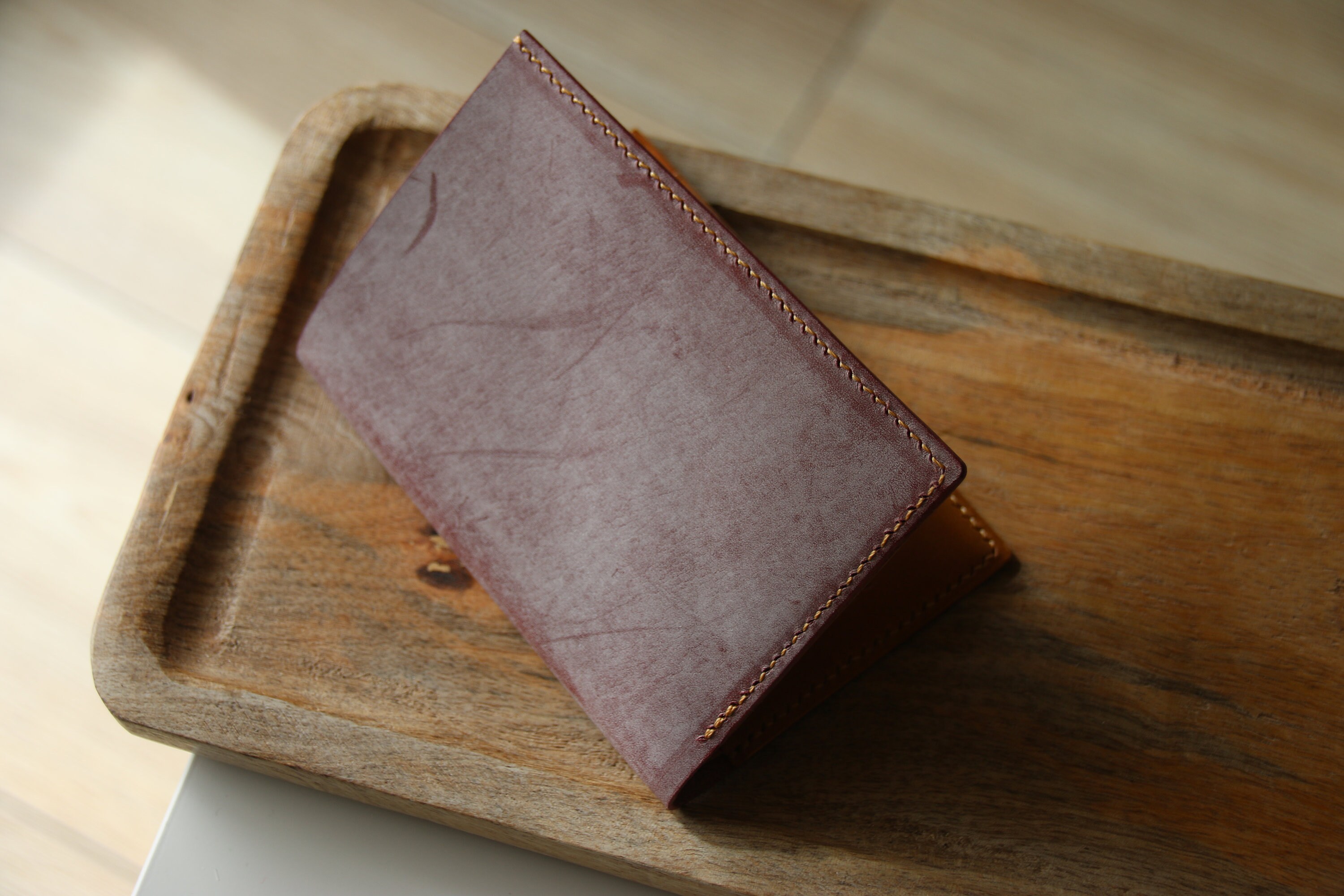 Luxury Leather Bifold Wallet, Thin Wallet, Bifold Leather Wallet, Gift ...