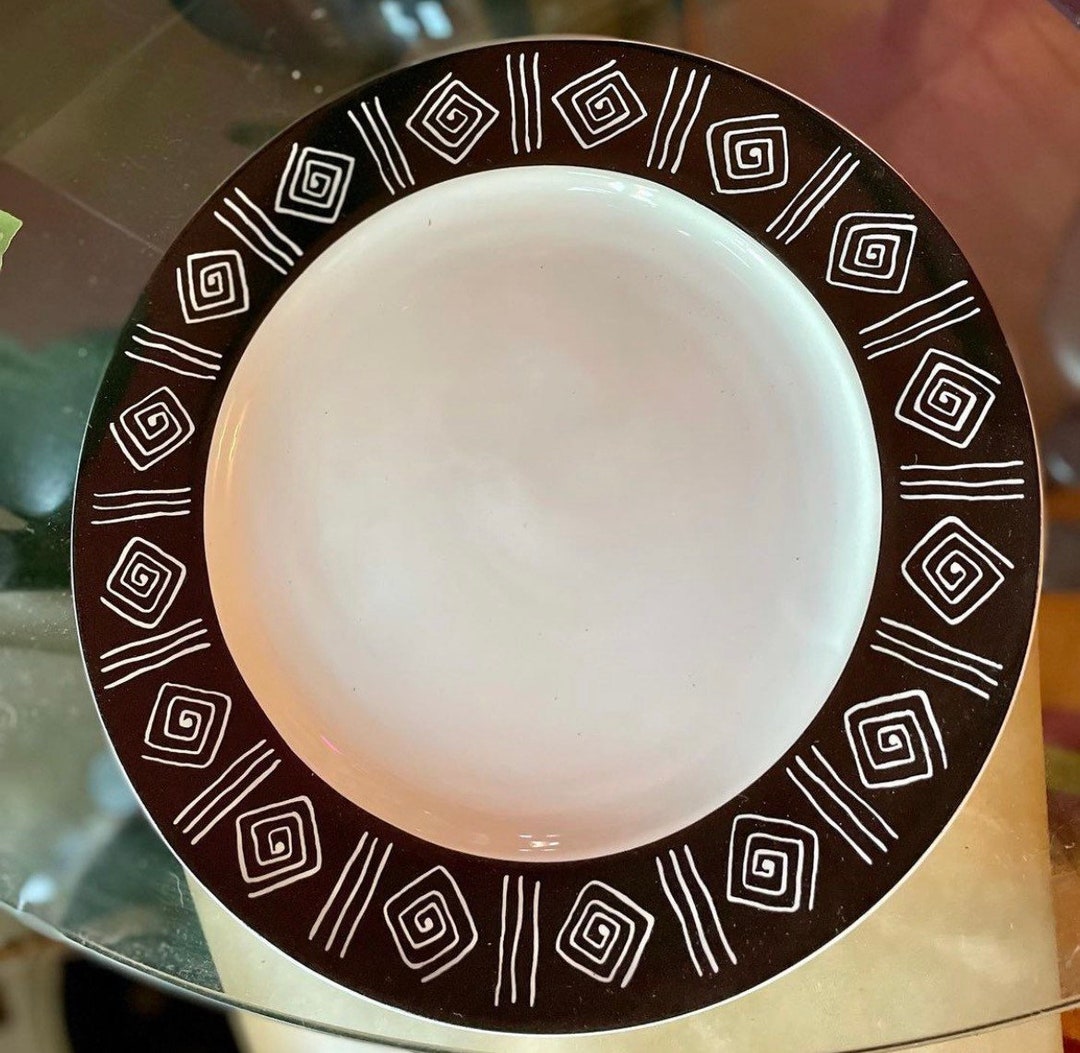 Vintage 1992 Furio “sphinx” Dinner Plates - Set of Four - Etsy