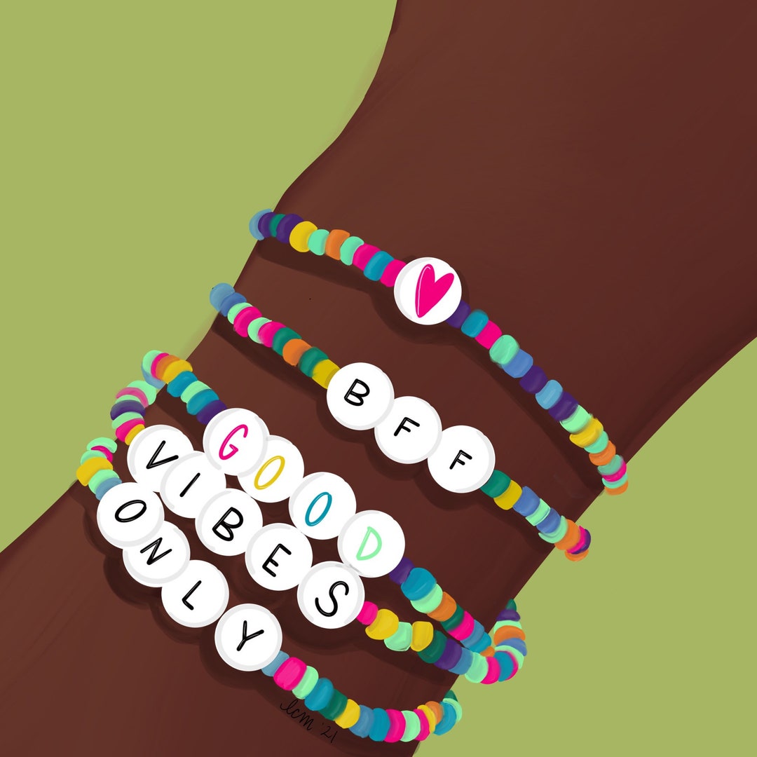 Friendship Bracelet Art Print - Etsy