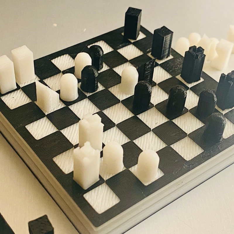 Minimalist Chess Set - Etsy