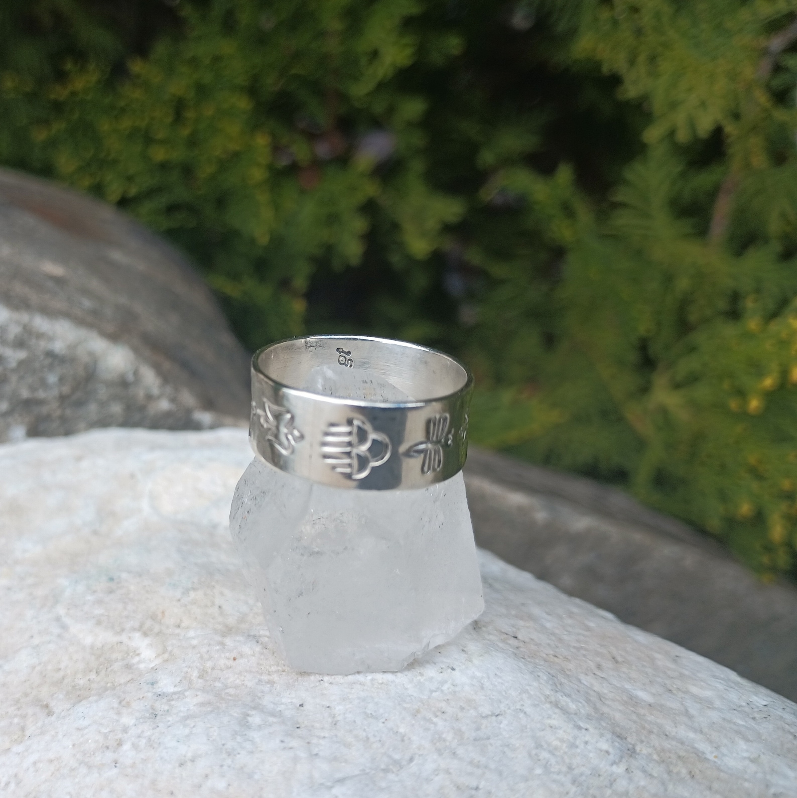 Sterling Silver Storyteller Ring, Vintage Native American Signed Piece ...