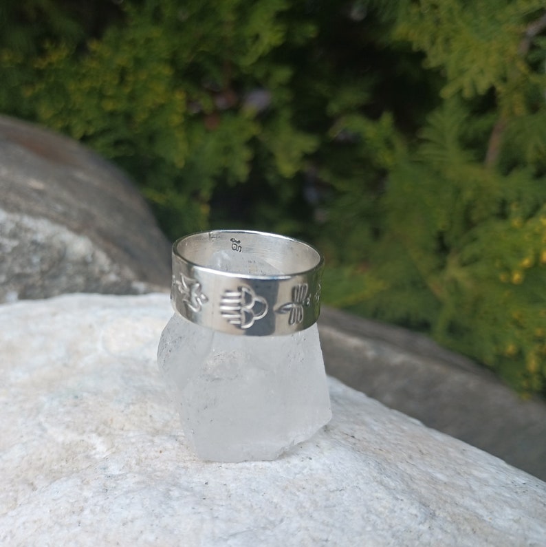 Sterling Silver Storyteller Ring, Vintage Native American Signed Piece ...
