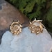 PETER BRAMS Designs 14K Gold Puffy Sun Face Earrings, Signed PBD 14KT ...