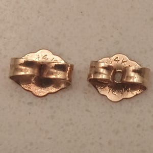 PETER BRAMS Designs 14K Gold Puffy Sun Face Earrings, Signed PBD 14KT ...