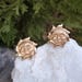PETER BRAMS Designs 14K Gold Puffy Sun Face Earrings, Signed PBD 14KT ...