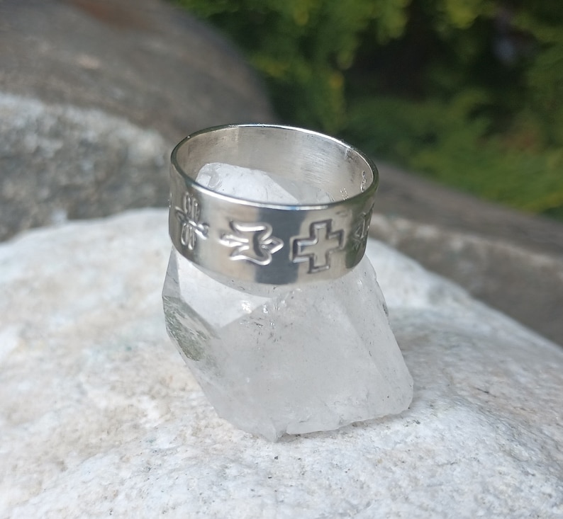 Sterling Silver Storyteller Ring, Vintage Native American Signed Piece ...