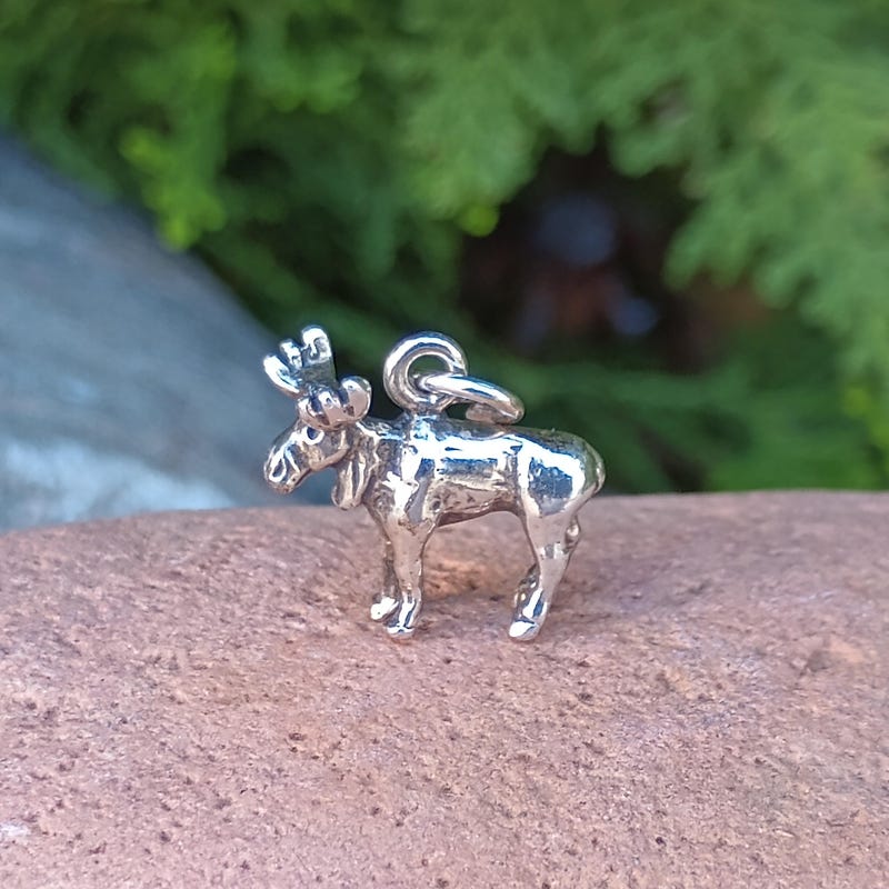 Moose Charm - Etsy
