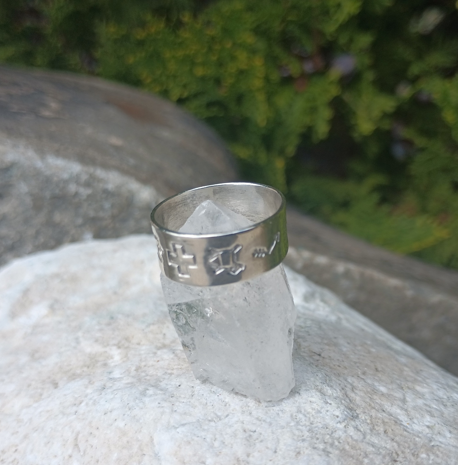 Sterling Silver Storyteller Ring, Vintage Native American Signed Piece ...